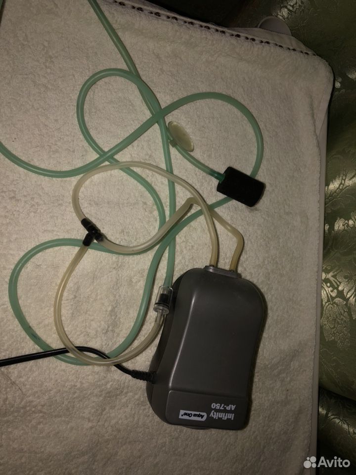 Компрессор для аквариума двухканальный