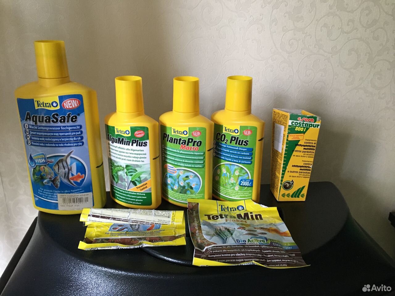 Набором Tetra химия для аквариума