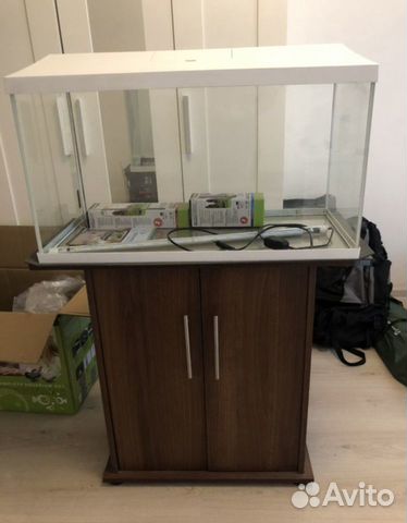 Аквариум 105 литров + тумба
