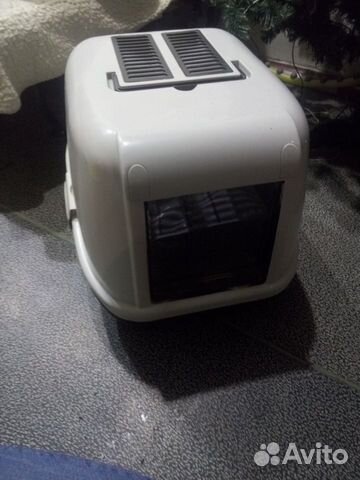 Закрытый туалет для кошек или маленьких собак