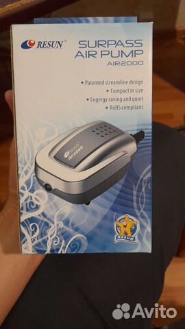 Компрессор для аквариума Resun air pump 2000