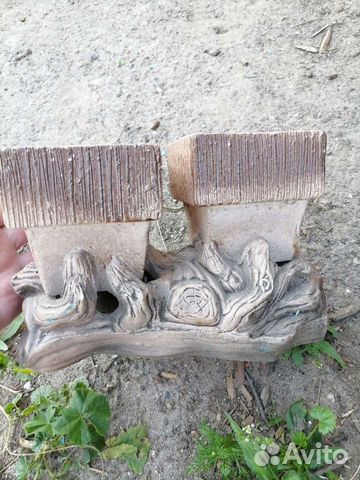 Грот для аквариума + кашпо для цветов