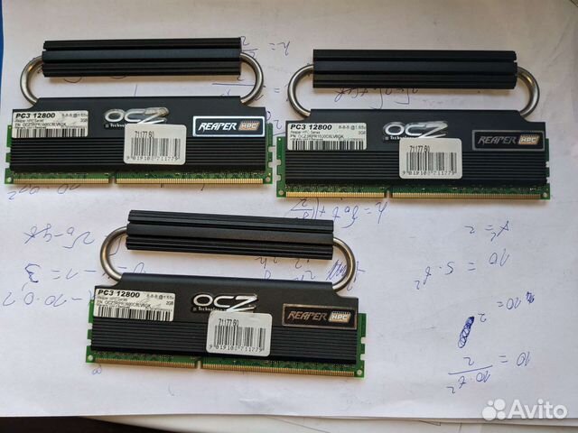 Оперативная память Ocz 6 гб Ddr3 3 плашки купить в Санкт Петербурге
